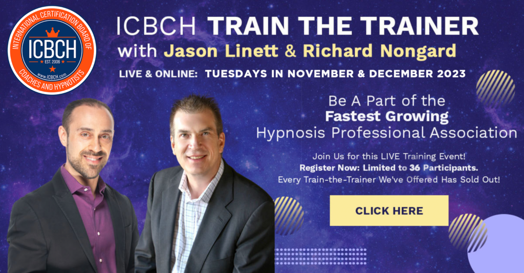 ICBCH Train the Trainer Certification Program - ExpertHypnosis.com ...